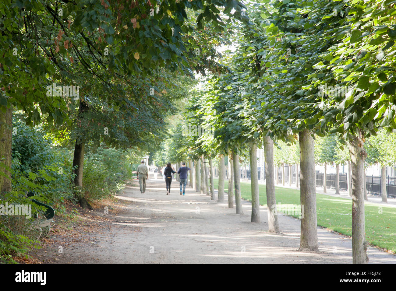 Brussels Park - Parc de Bruxelles - Warandepark, Belgium Stock Photo ...