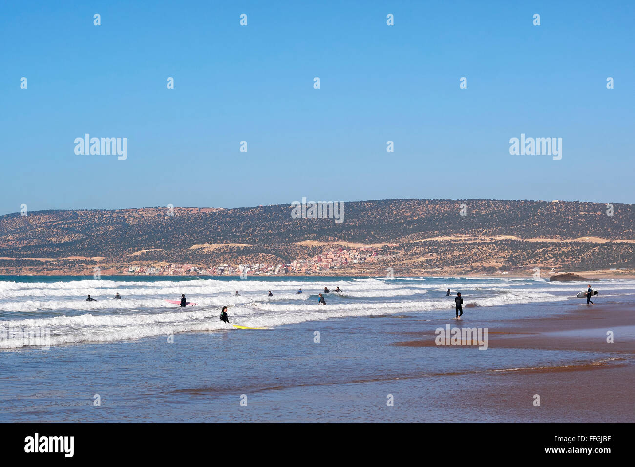 Tamraght beach, Morocco, Africa Stock Photo - Alamy