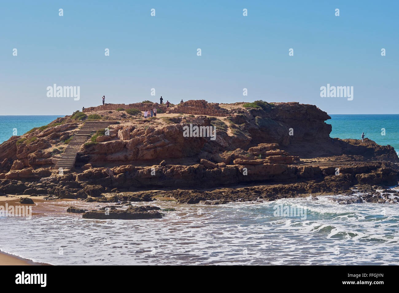 Devils Rock - Tamraght beach, Morocco, Africa Stock Photo - Alamy