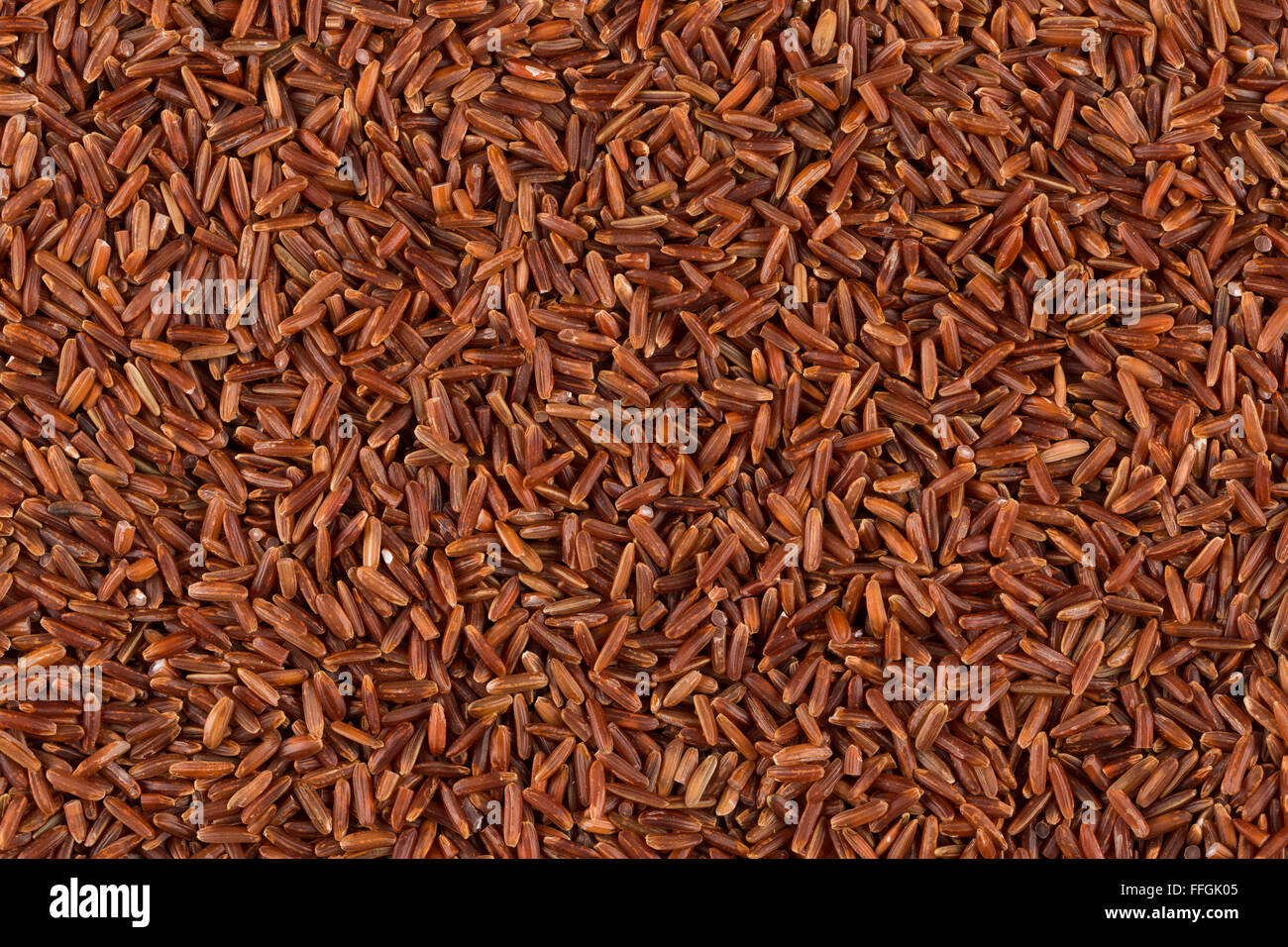close up of background of raw red rice Stock Photo - Alamy