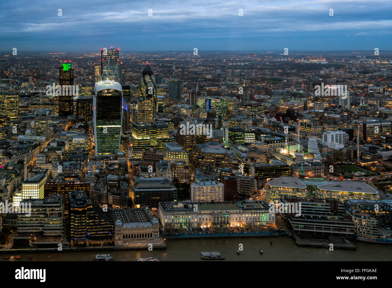 View from the Shard Stock Photo - Alamy