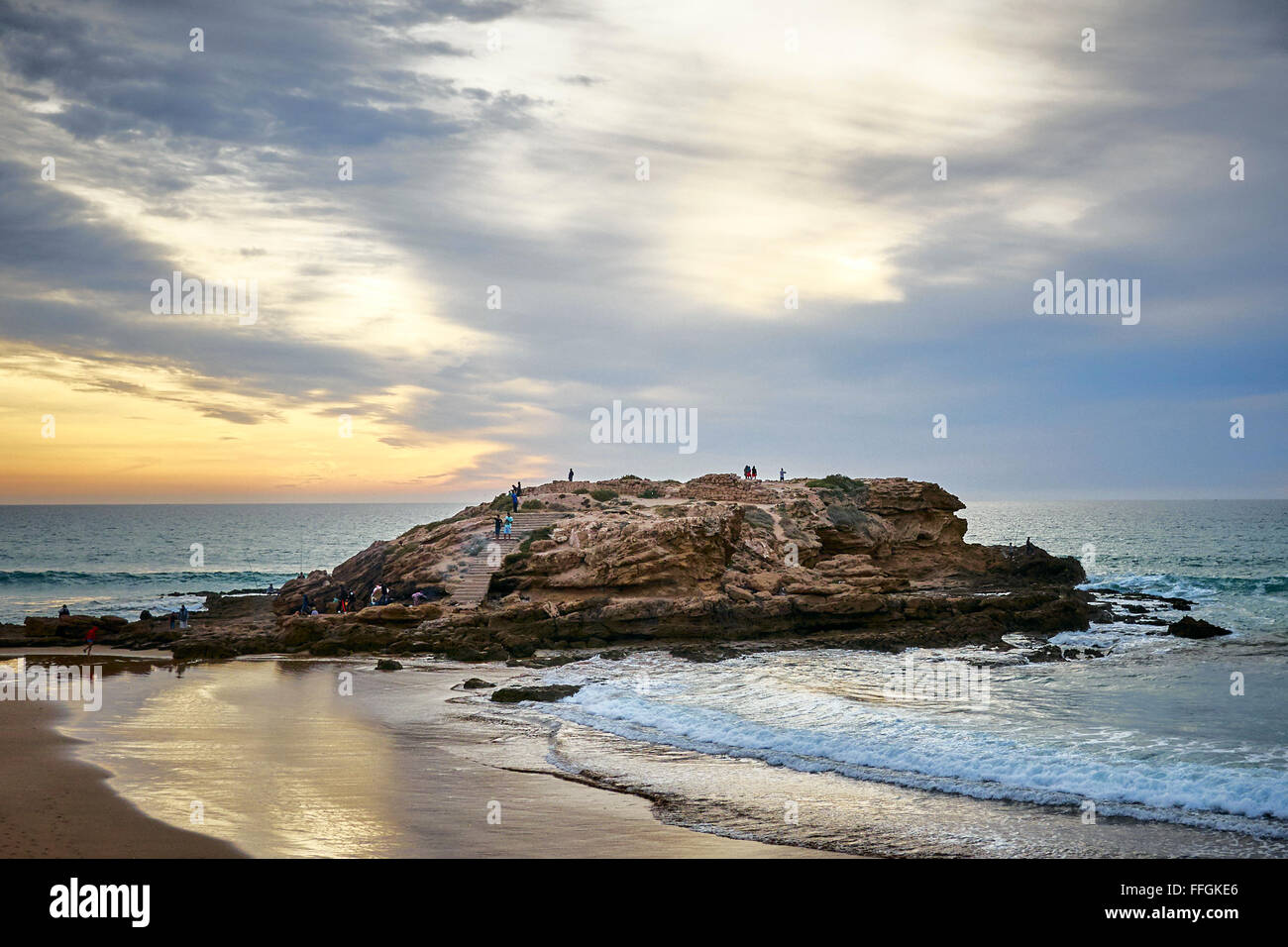 Devils Rock - Tamraght beach, Morocco, Africa Stock Photo - Alamy