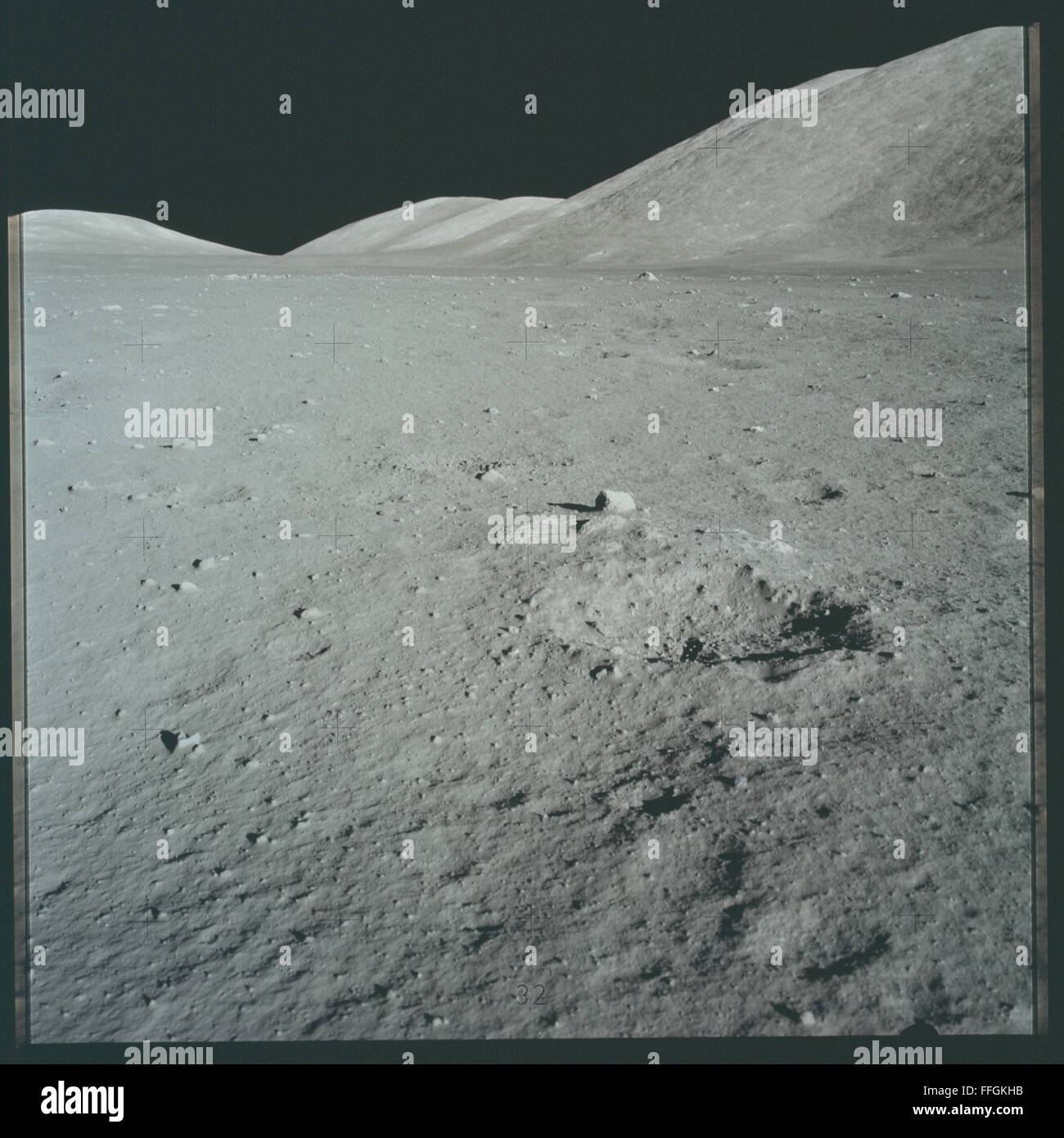 This untouched photographic archive from Apollo 17 documents the final lunar landing mission in ...