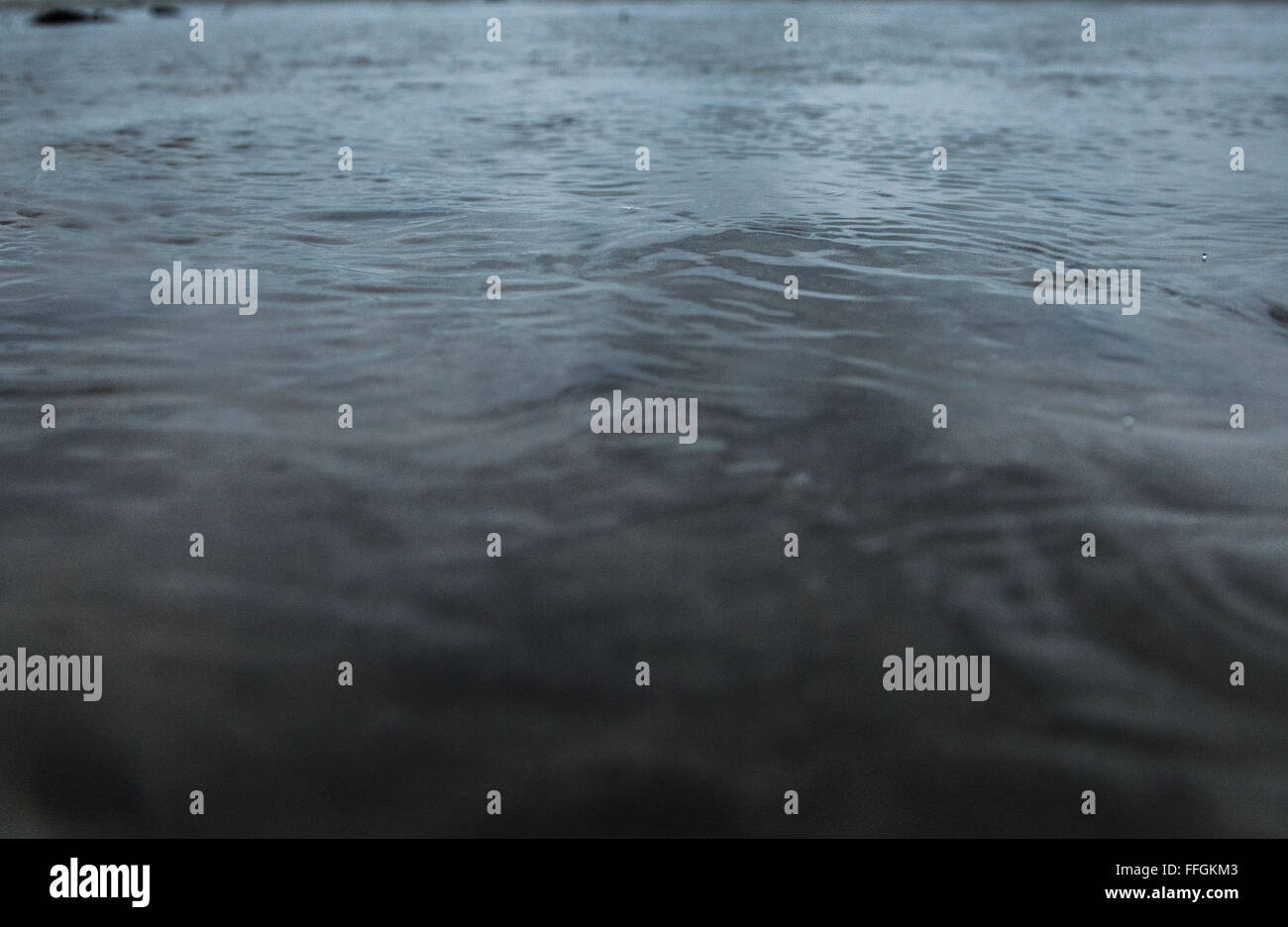 sea water waves winter left cold ice swell sea Kent beach tide Stock ...