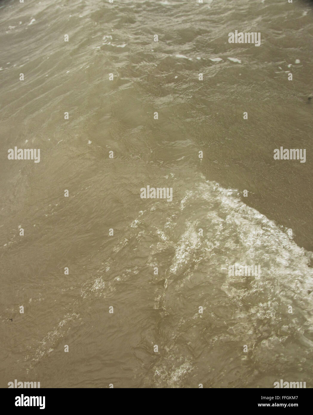 sea water waves winter left cold ice swell sea Kent beach tide Stock ...