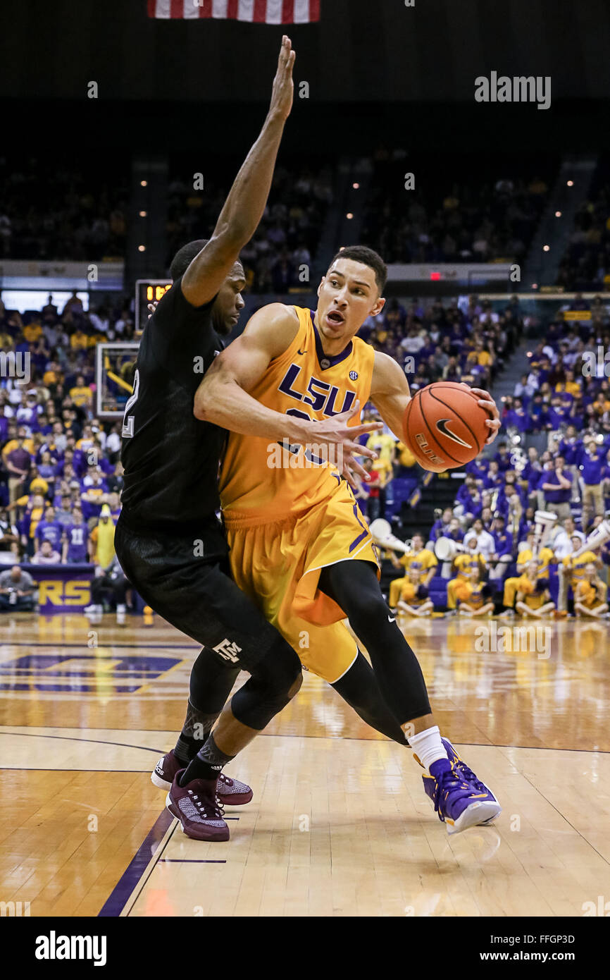 Baton Rouge, LA, USA. 13th Feb, 2016. LSU Tigers forward Ben Simmons ...