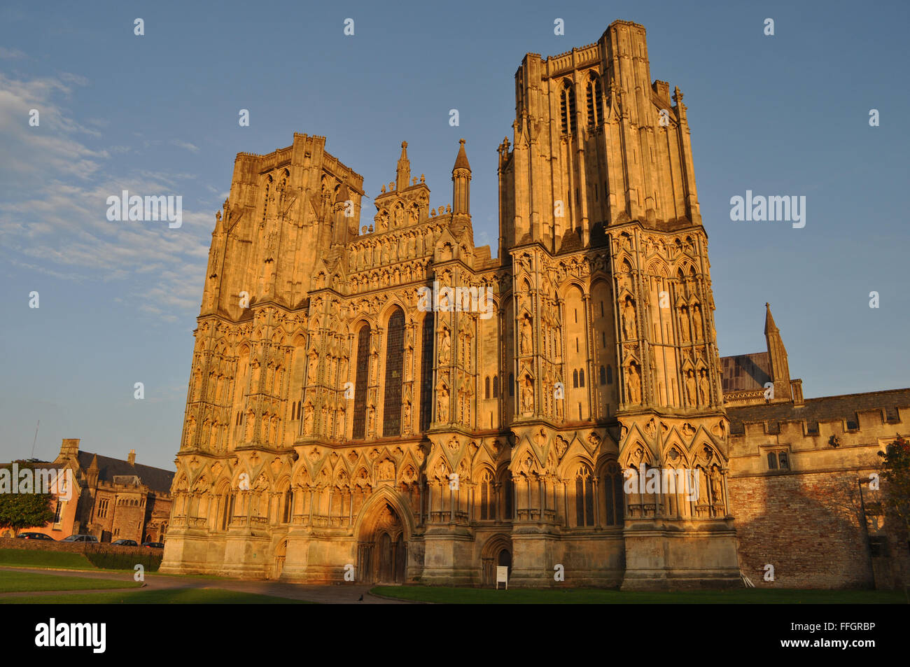 The Cathedral Church of Saint Andrew, commonly known as Wells Cathedral ...