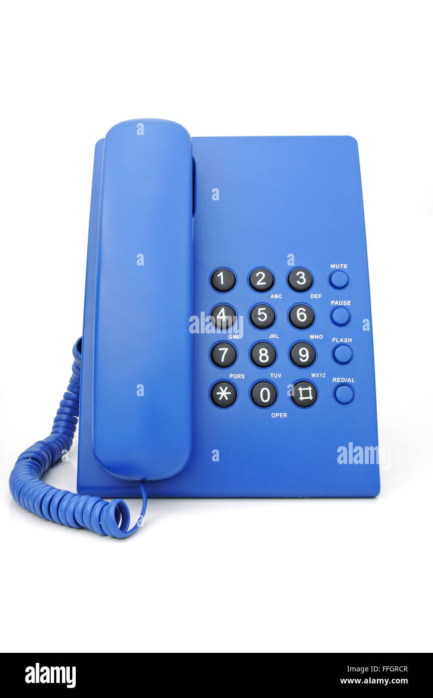 Digital phone isolated on the white background Stock Photo - Alamy