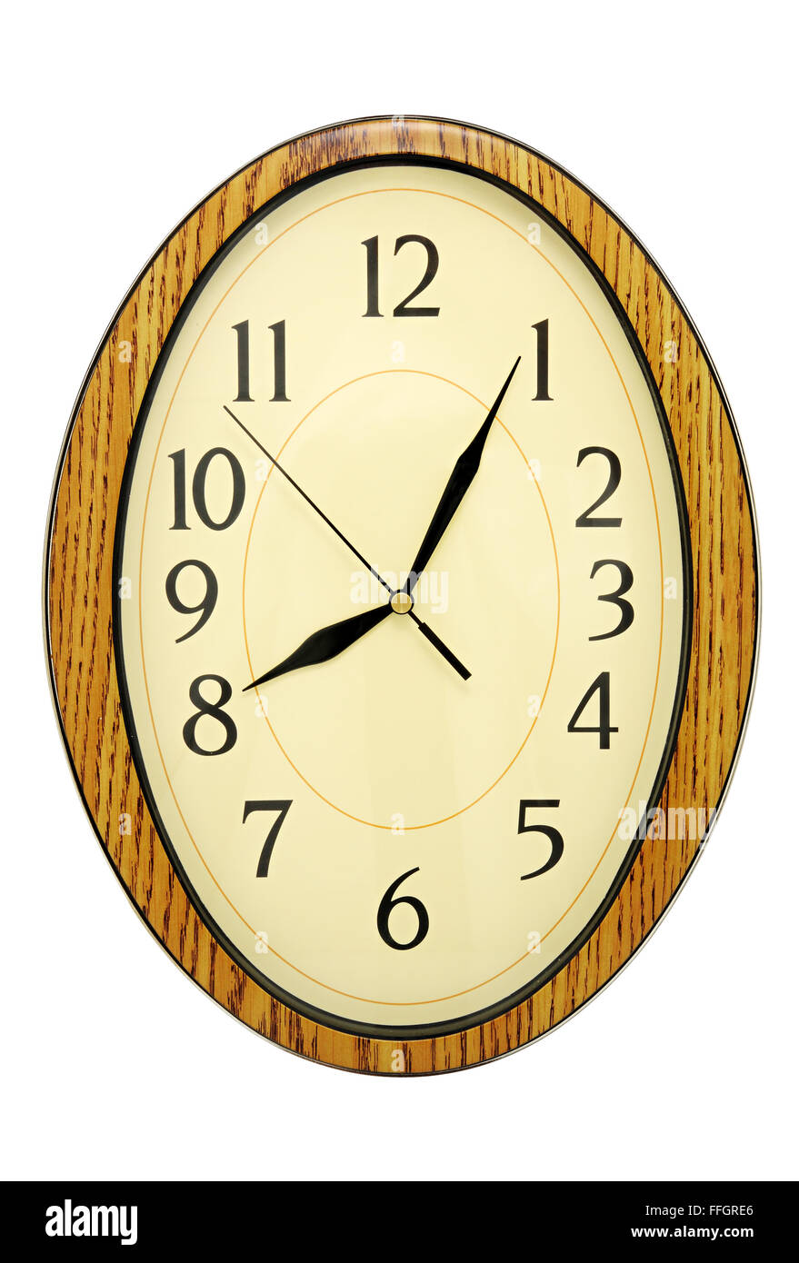 Round clock hi-res stock photography and images - Alamy
