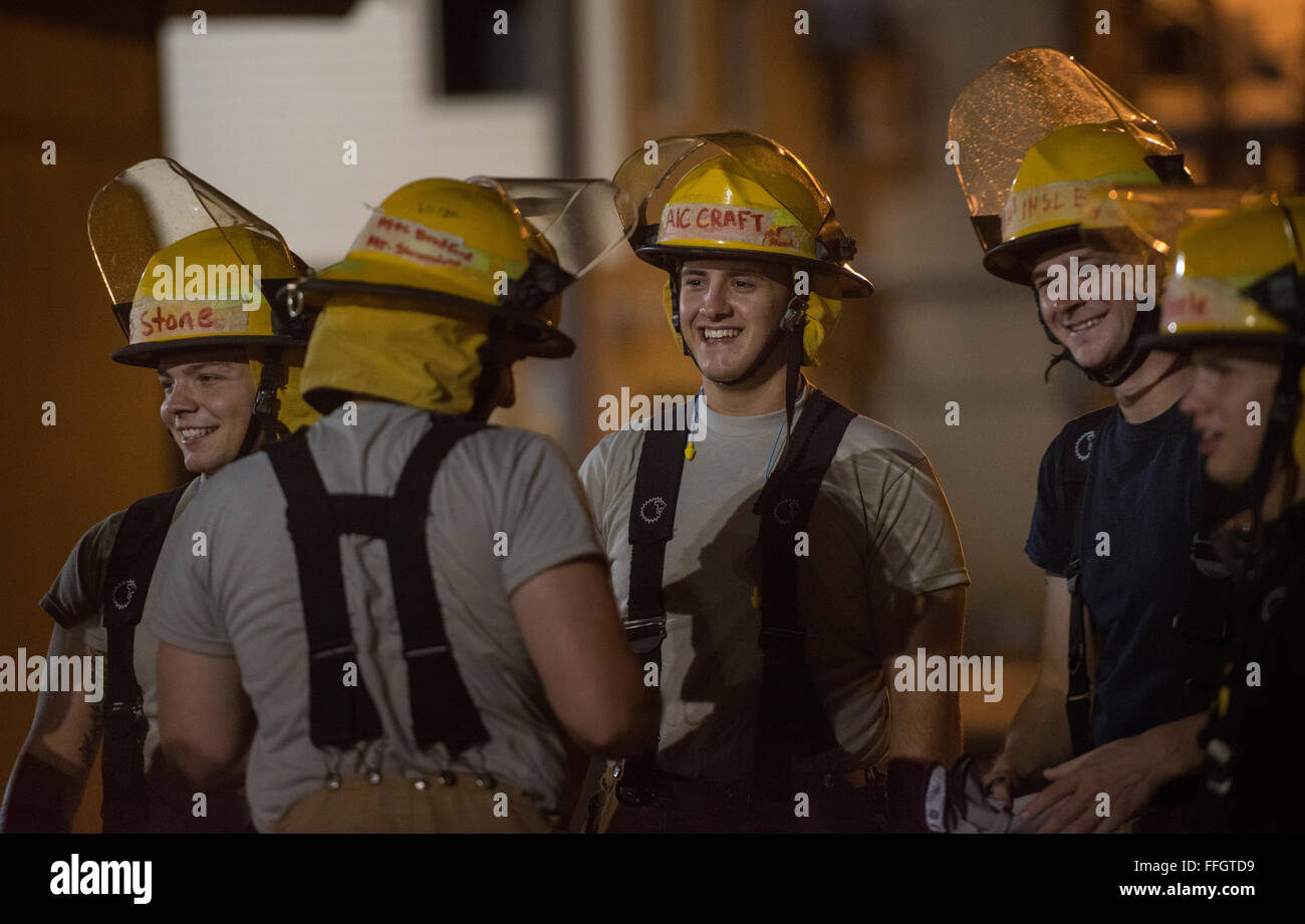 Airmen assigned to the 312th Training Squadron, Goodfellow Air Force ...