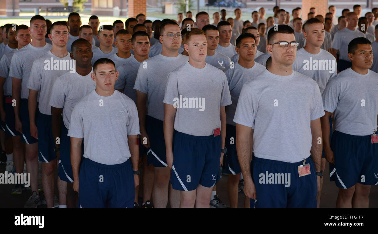 Airmen from the 312th Training Squadron at Goodfellow Air Force Base ...