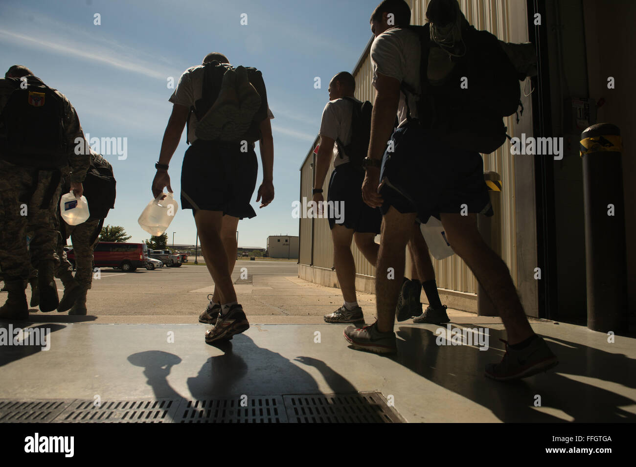 Military students assigned to the 312th Training Squadron, Goodfellow ...