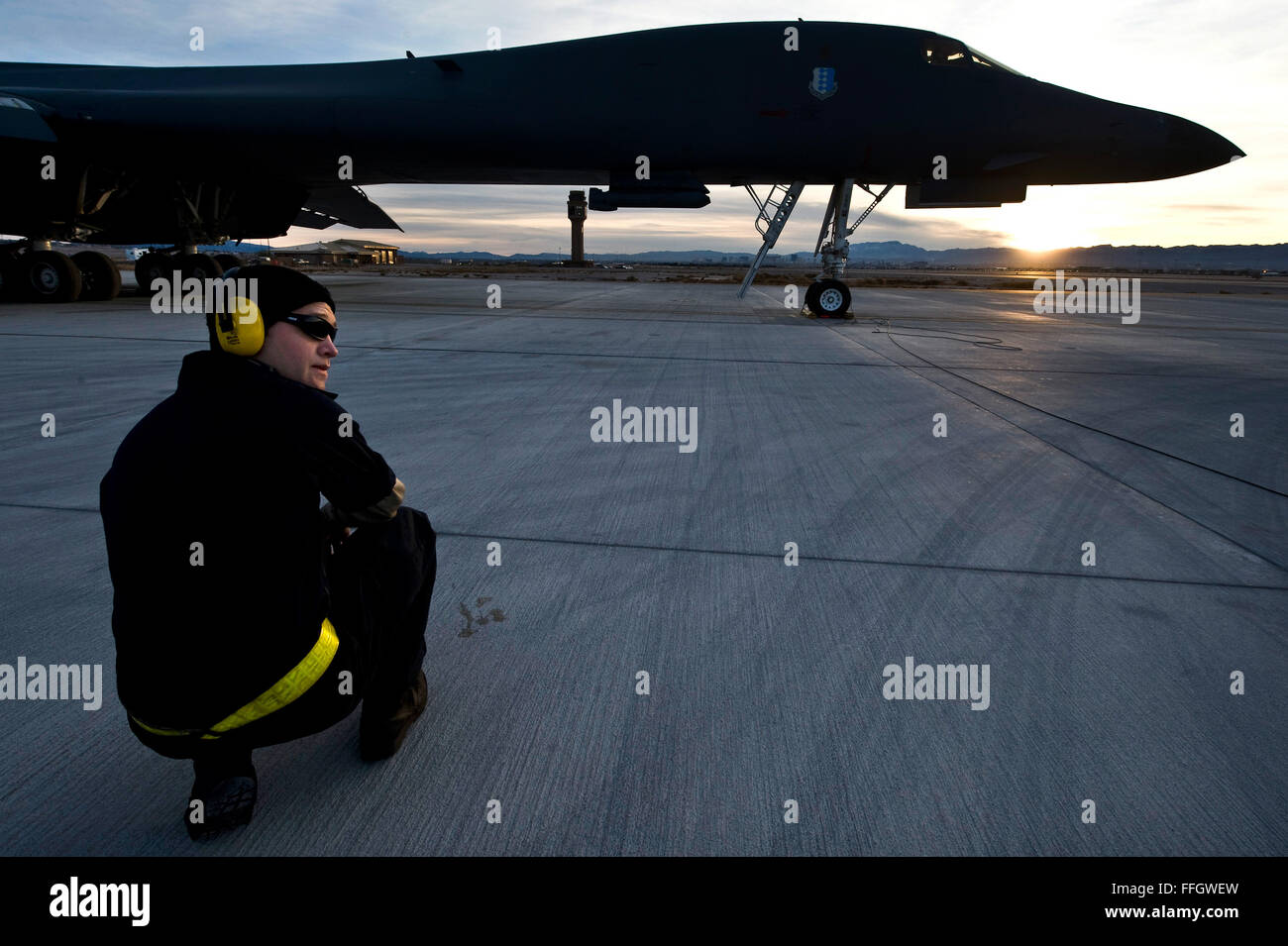 U.S. Air Force Airman 1st Class Neal Larson, 28th Aircraft Maintenance ...