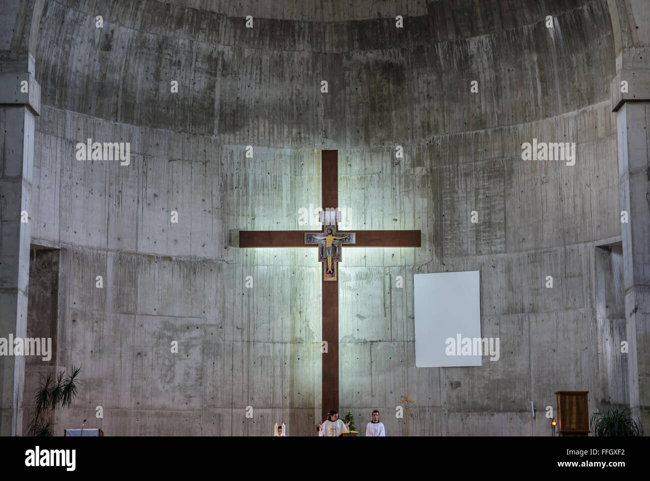 Interior of Saint Peter and Paul Franciscan Church in Mostar city ...