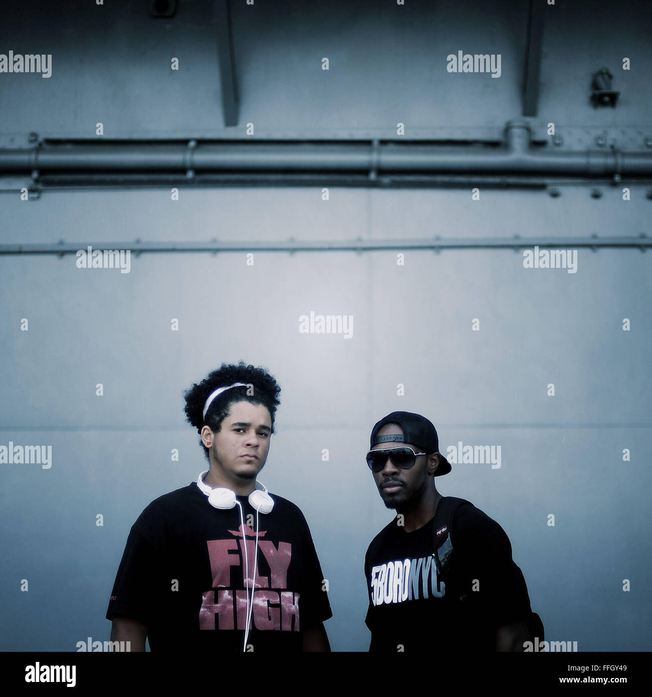 Sam Perez and Jamal New, from New Jersey, visited Air Force Week, with ...