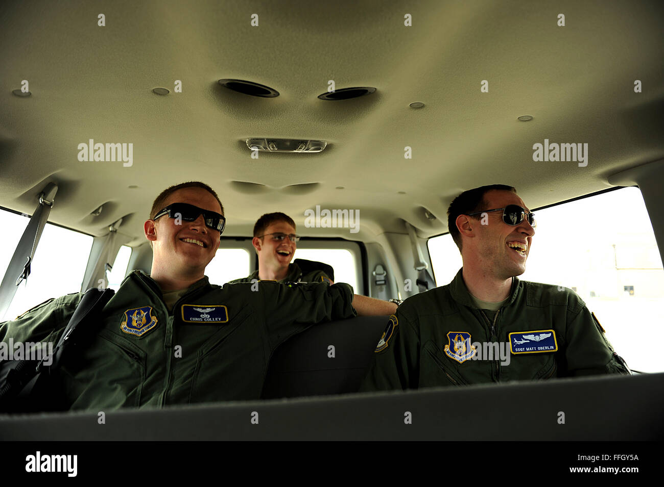 First Lt. Christopher Colley (left), Staff Sgt. Matthew Oberlin (right ...