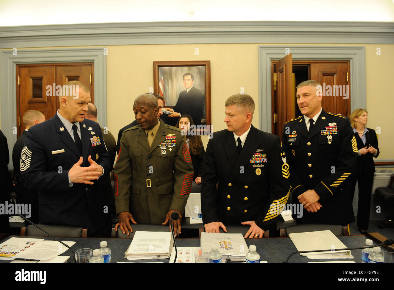 Chief Master Sgt Of The Air Force James A High Resolution Stock ...