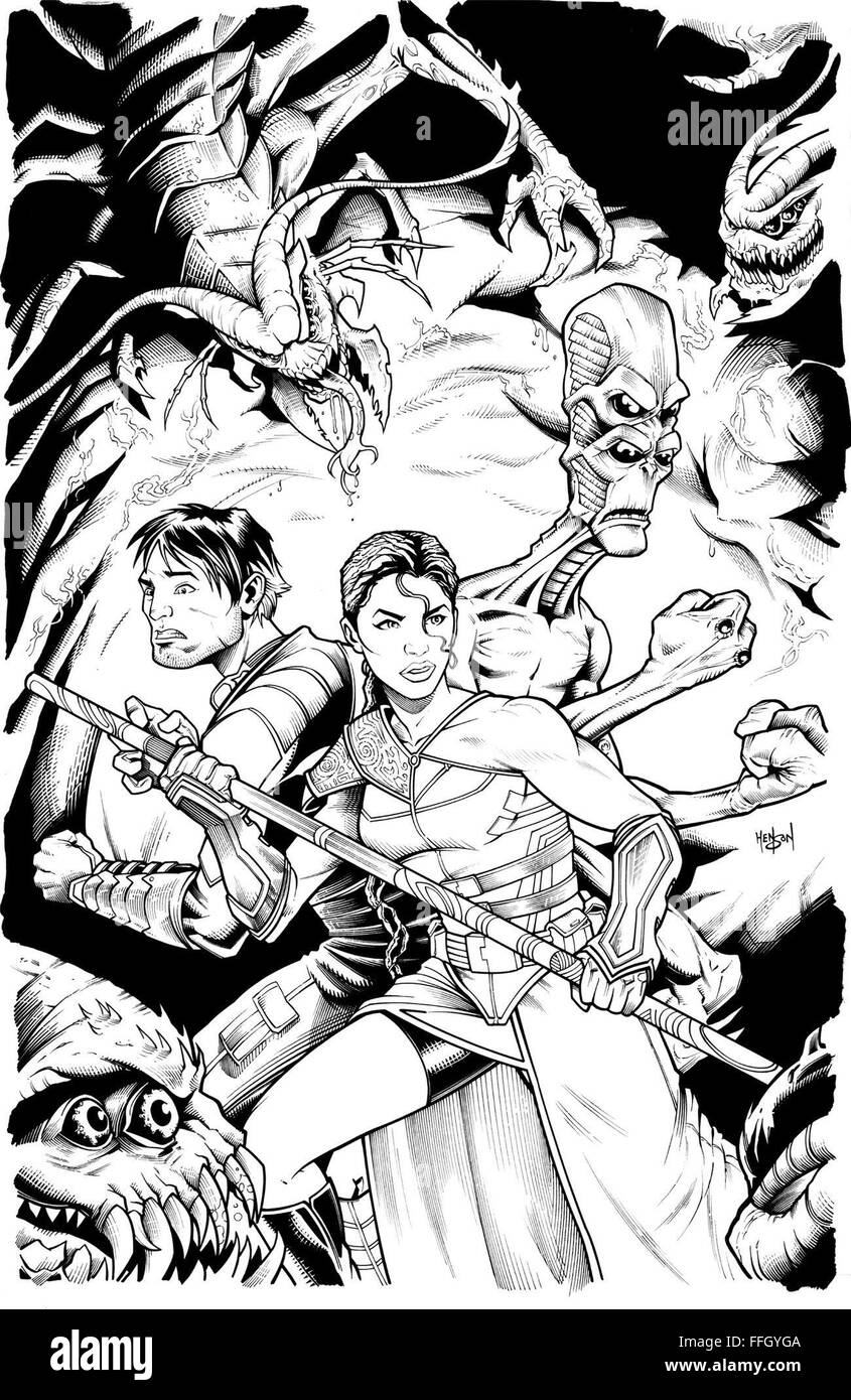 Staff Sgt. Eric Henson created this sketch for the cover of his current ...