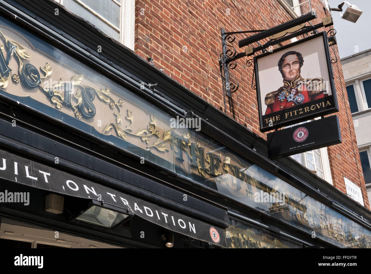 Fitzrovia pub london hi-res stock photography and images - Alamy