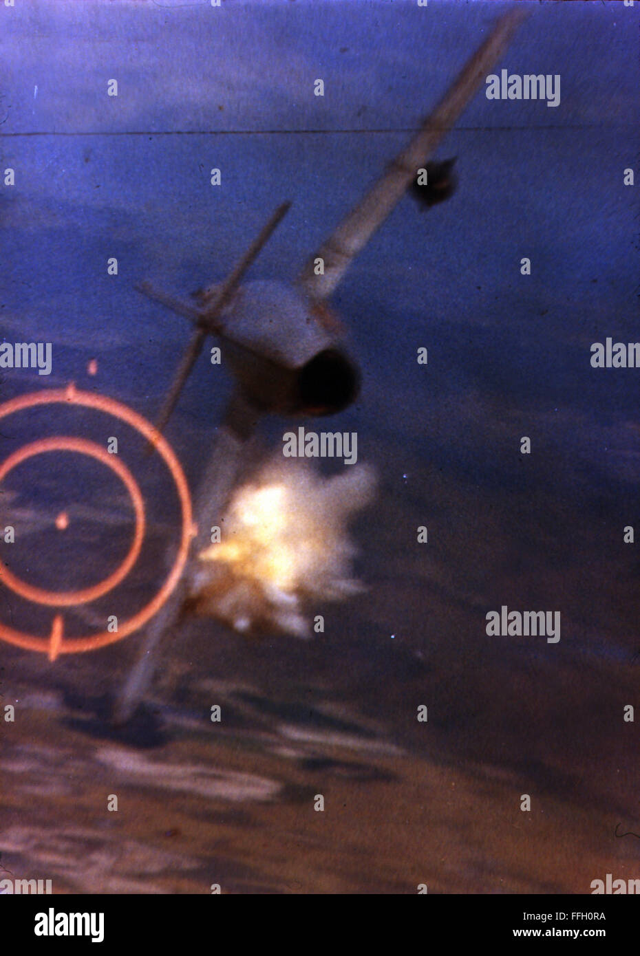 DescriptionA North Vietnamese Mikoyan-Gurevich MiG-17 is hit by 20 mm ...