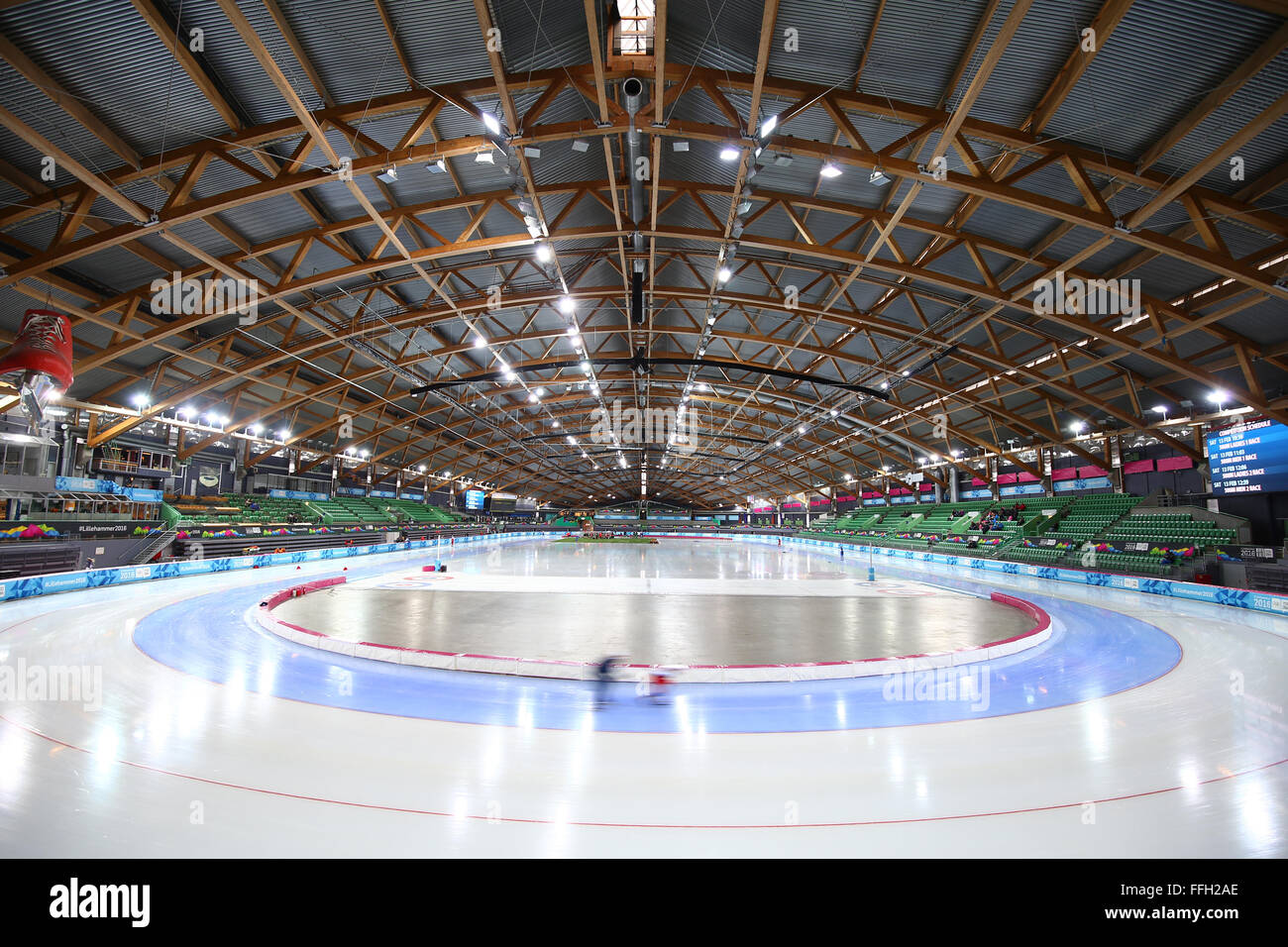 Hamar, Norway. 13th Feb, 2016. Hamar Olympic Hall Viking Ship Speed ...