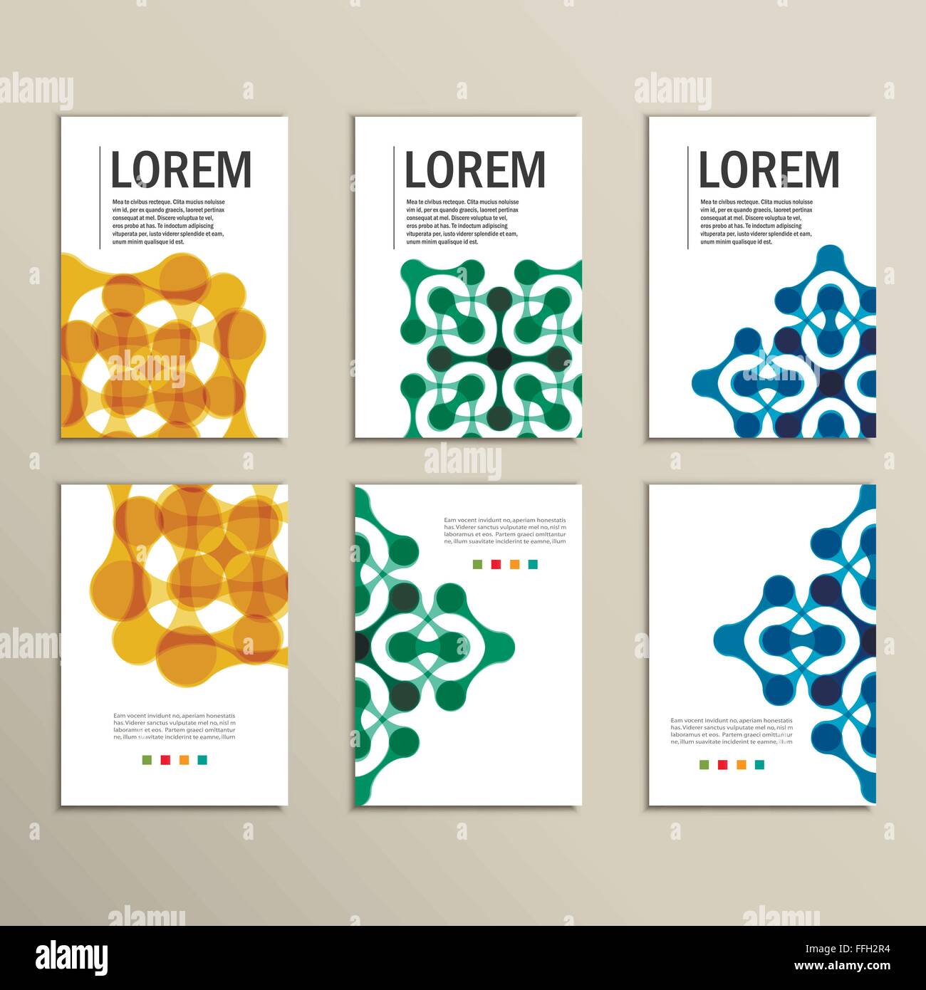 Set modern technology symbol concept. Vector design template Stock ...