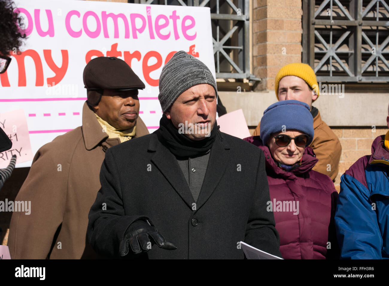 Brooklyn, USA. 13th Feb, 2016. New York City Council Member Brad Lander ...