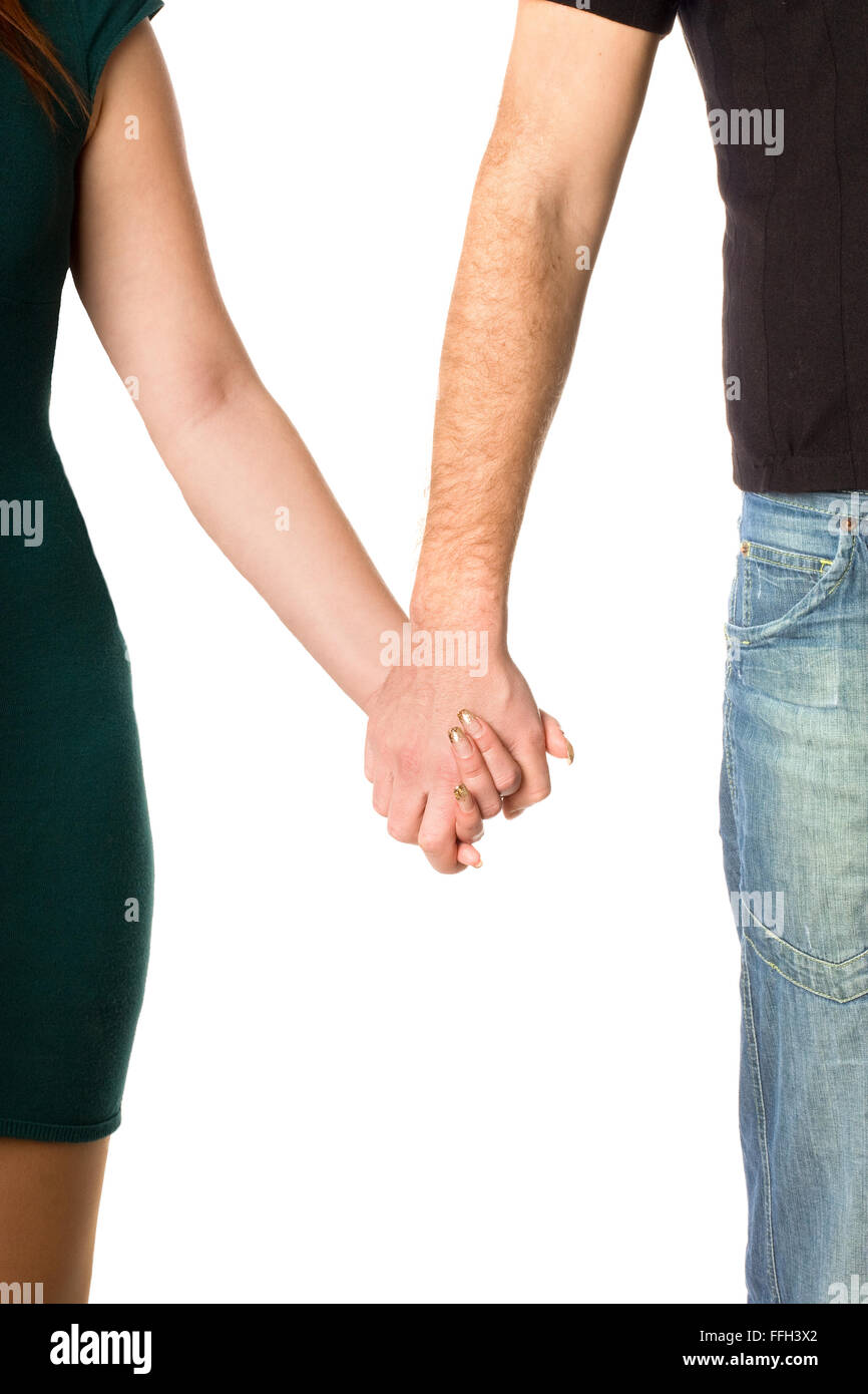 Two hands holding arms model hi-res stock photography and images - Alamy