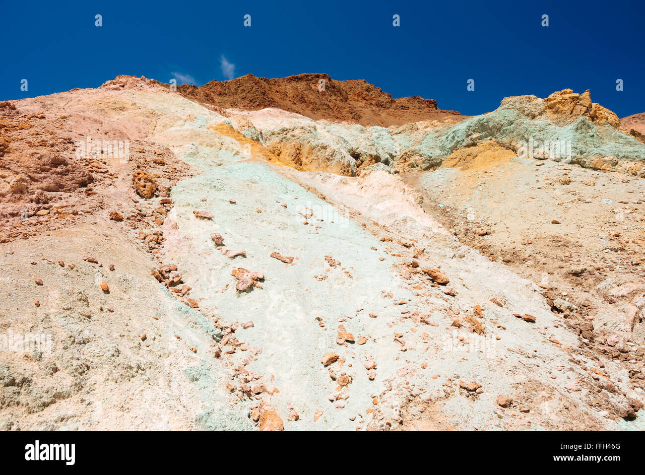 Artist's Palette rock formation in Death Valley National Park ...