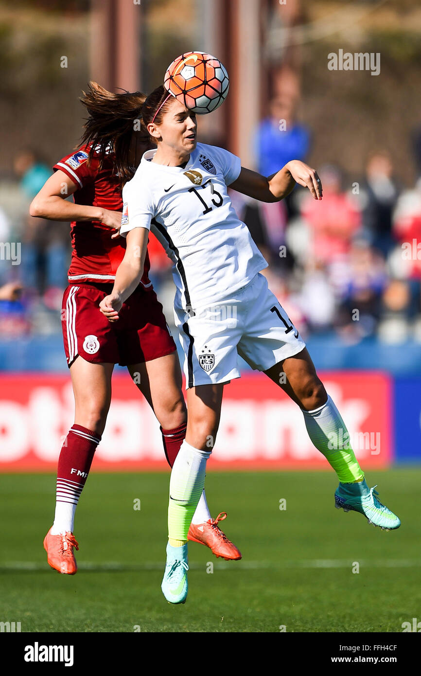 Frisco, Texas, USA. 13th Feb, 2016. United States forward Alex Morgan ...