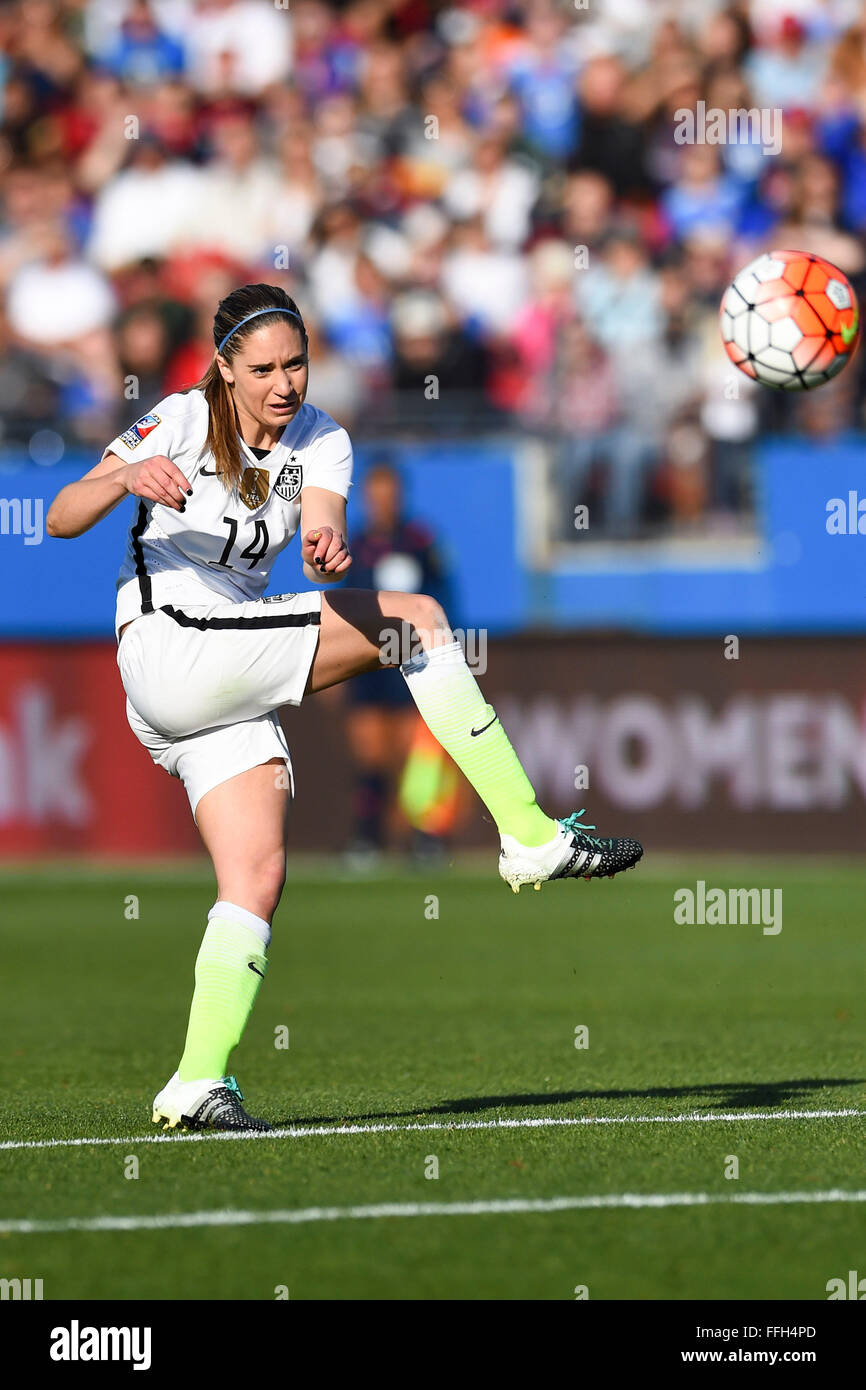 Frisco, Texas, USA. 13th Feb, 2016. United States midfielder Morgan ...