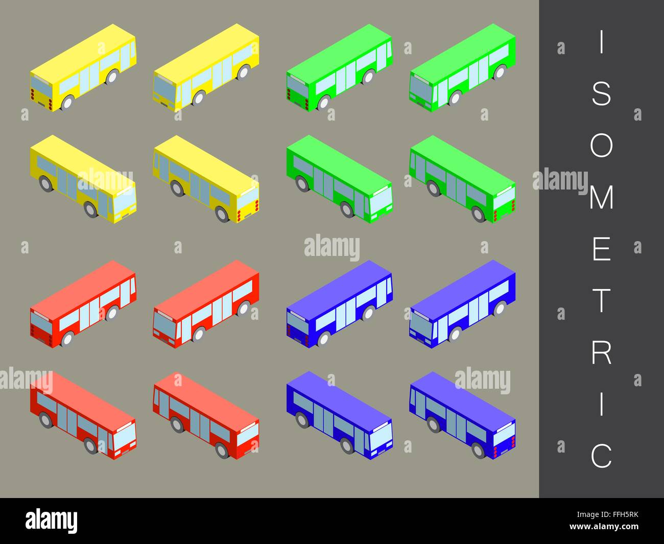 Isometric transport icon set Stock Vector Image & Art - Alamy