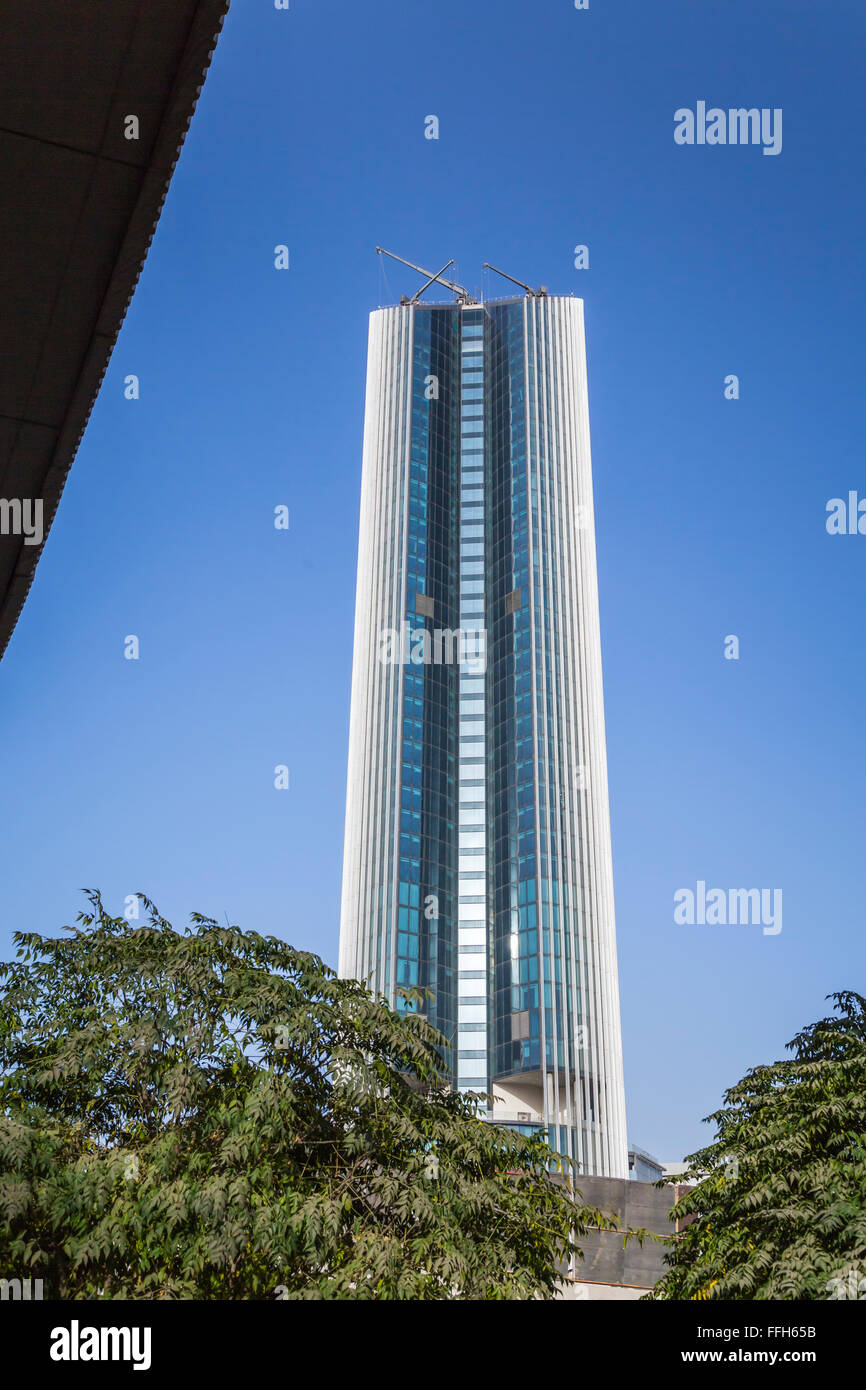 A new high rise office tower under construction in Amman, Hashemite ...