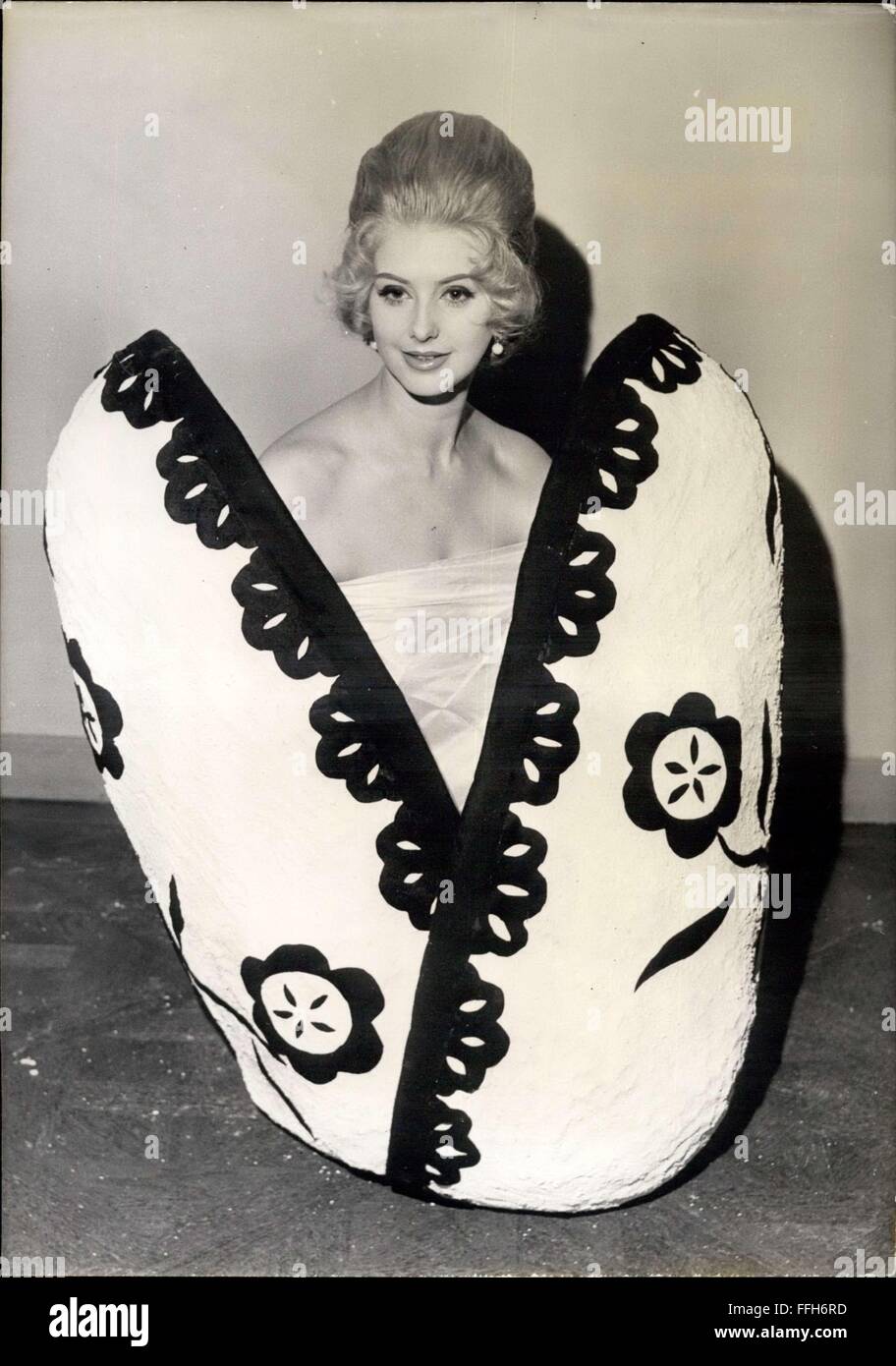 1966 - Hairstyle for Easter At Charles of the Ritz in Paris, charming ...
