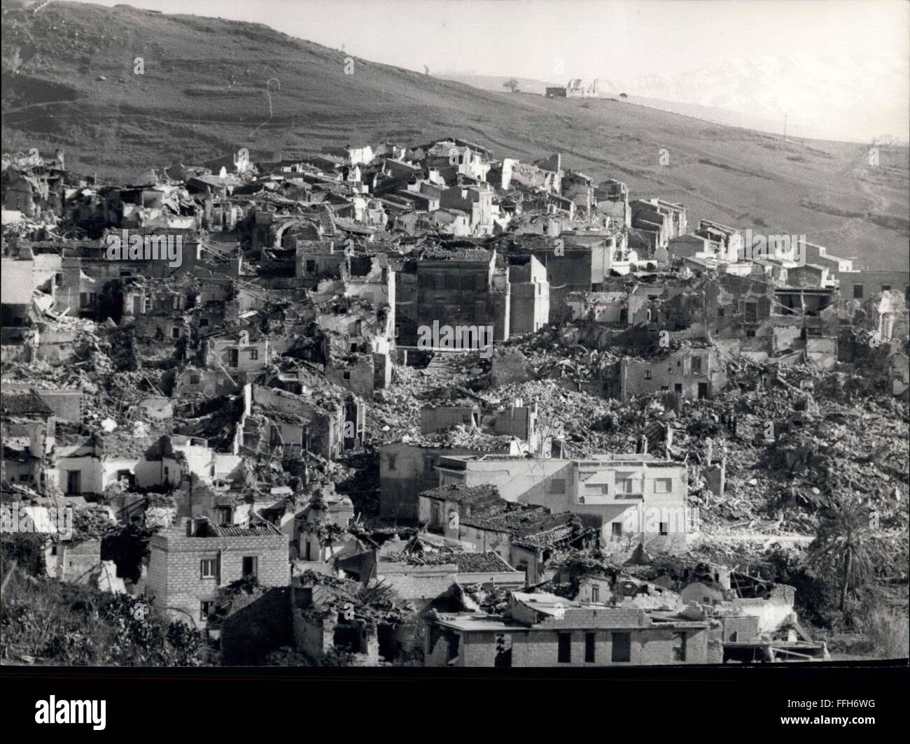 1968 - Earthquake in Sicily January 15, 1968 The of the own of ...