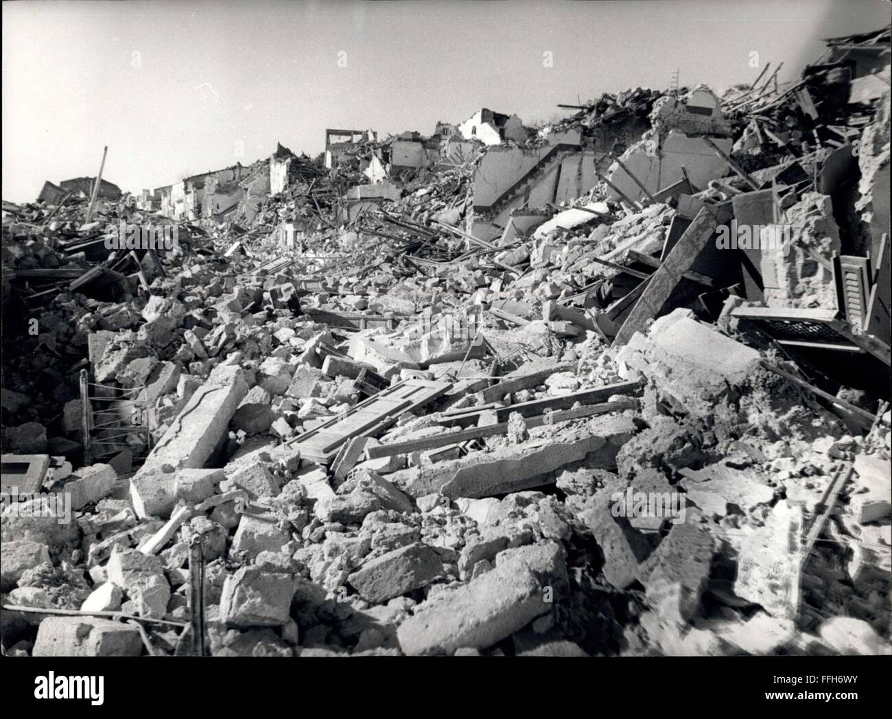1968 - Killer Quake Strikes Sicily - Ruins of Gibellina © Keystone ...