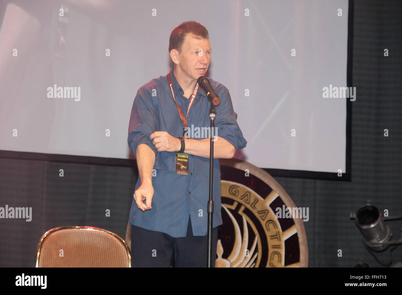 Max Grodénchik at Fedcon 18 Stock Photo - Alamy