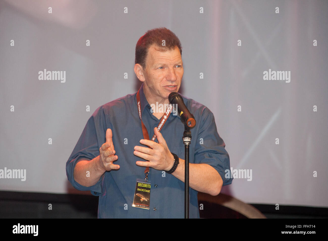 Max Grodénchik at Fedcon 18 Stock Photo - Alamy