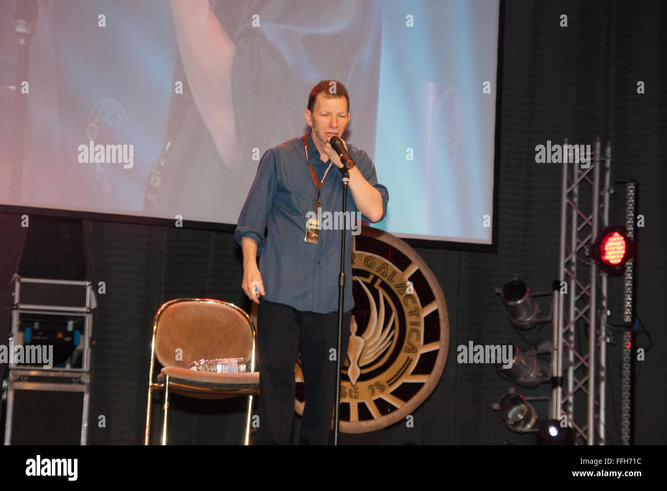 Max Grodénchik at Fedcon 18 Stock Photo - Alamy