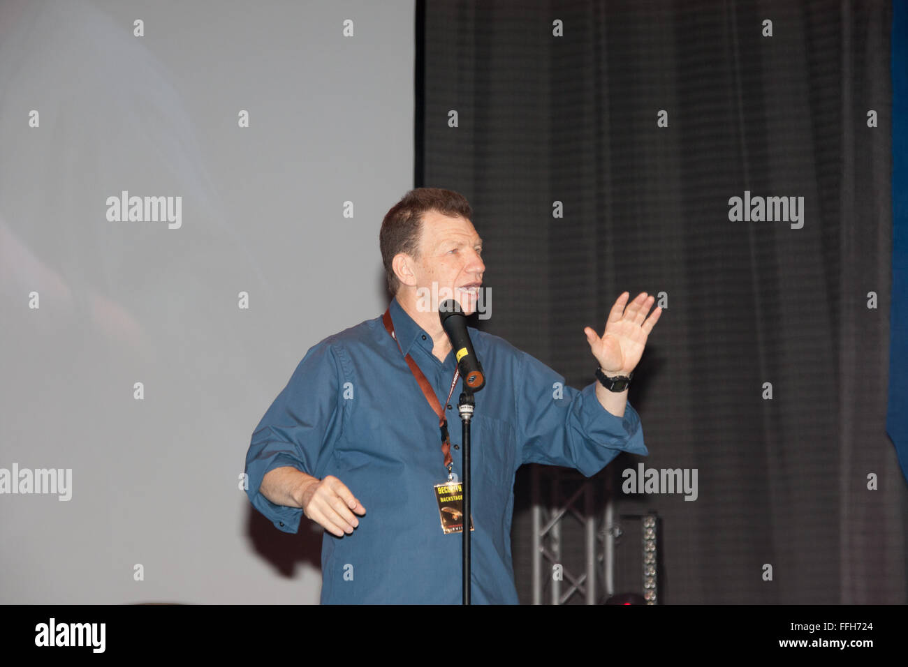 Max Grodénchik at Fedcon 18 Stock Photo - Alamy