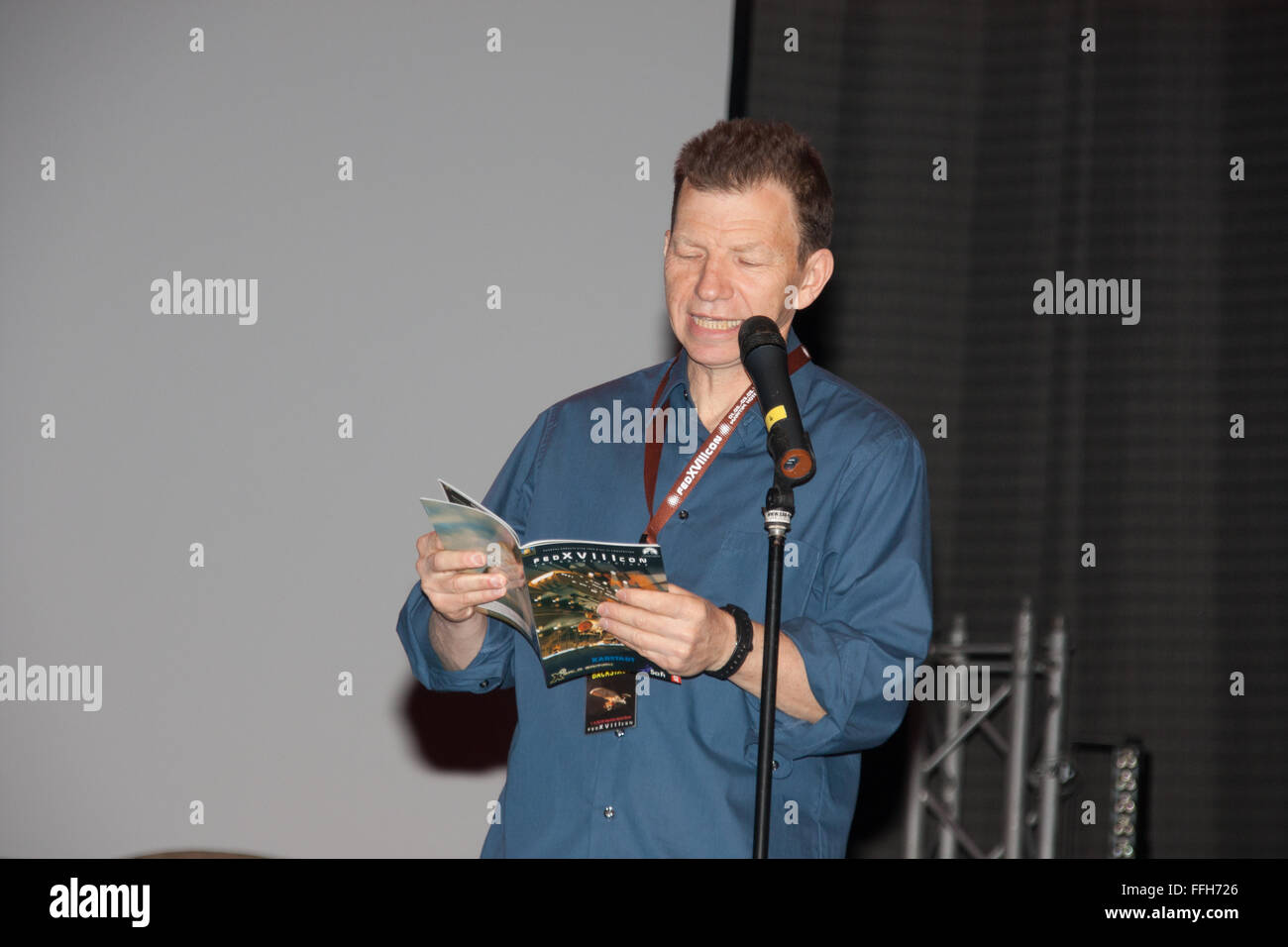 Max Grodénchik at Fedcon 18 Stock Photo - Alamy