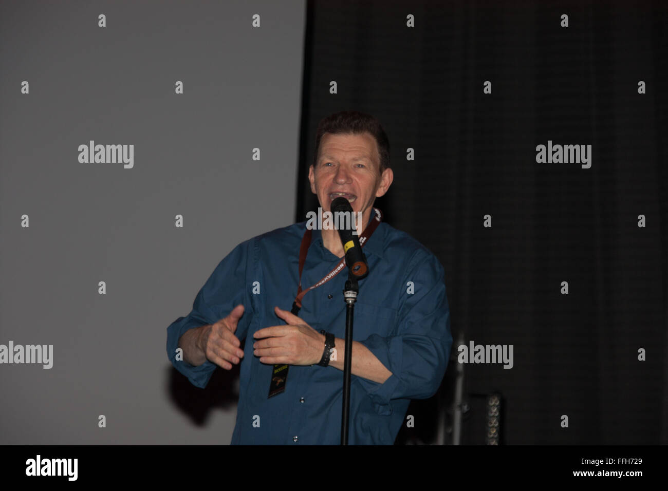 Max Grodénchik at Fedcon 18 Stock Photo - Alamy