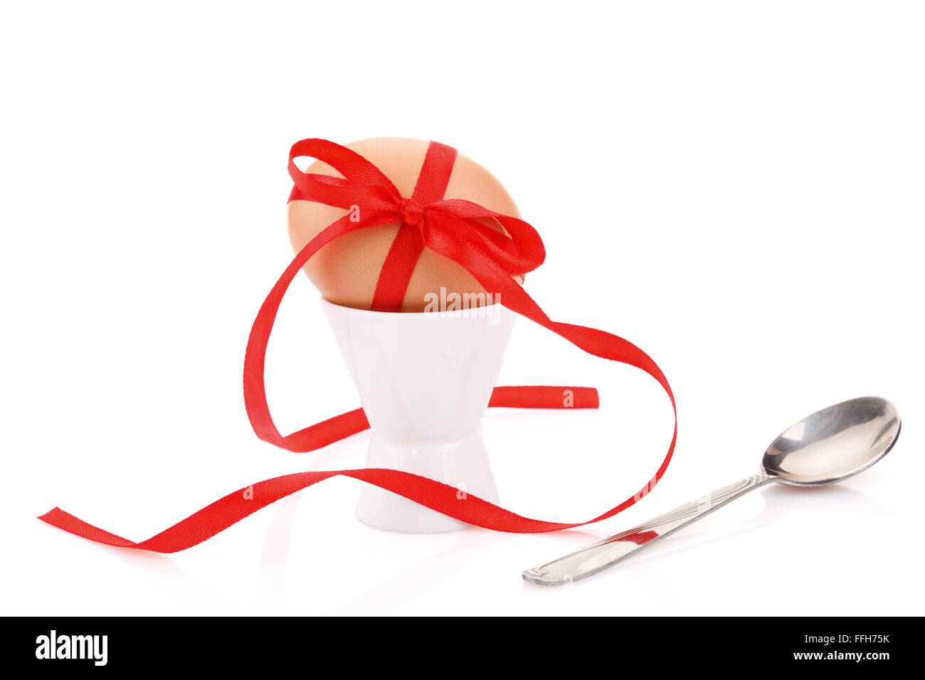 egg with red ribbon Stock Photo - Alamy