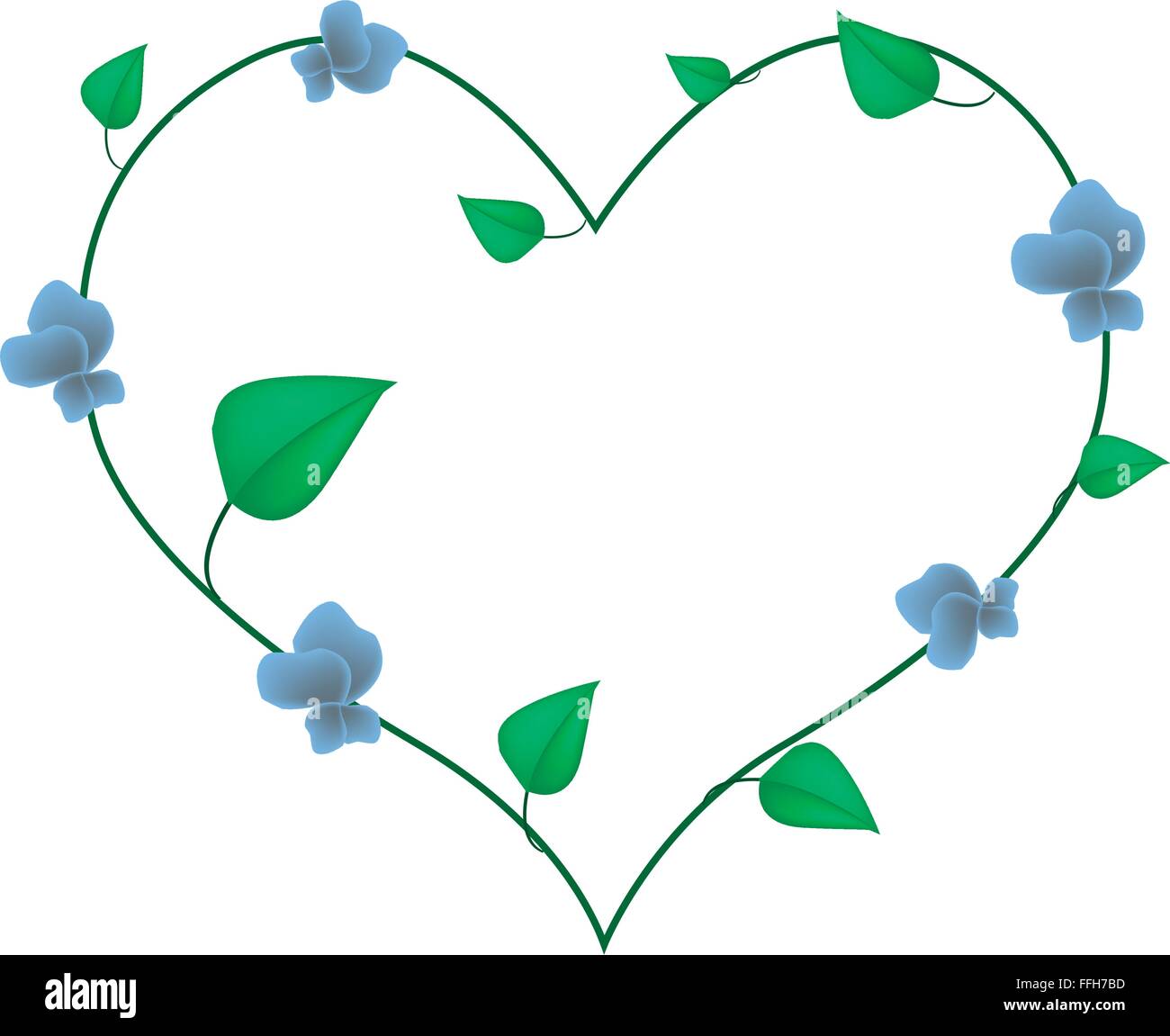 Green bean in garden Stock Vector Images - Alamy