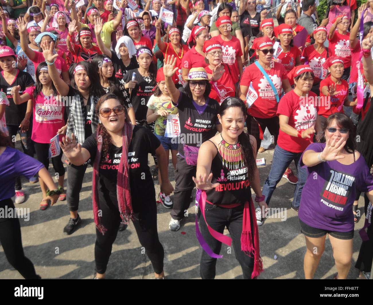 Manila, Philippines. 14th Feb, 2016. Stage actress Monique Wilson ...