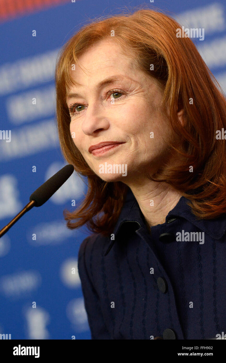 Isabelle Huppert during the 'L'avenir/Things to Come' press conference ...