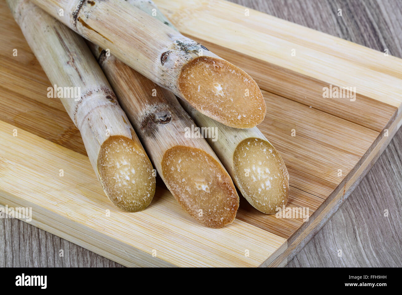 Ripe Sugar sticks on the wood background Stock Photo - Alamy