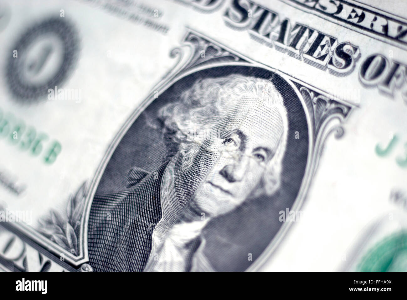 detail of Dollar bill Stock Photo - Alamy