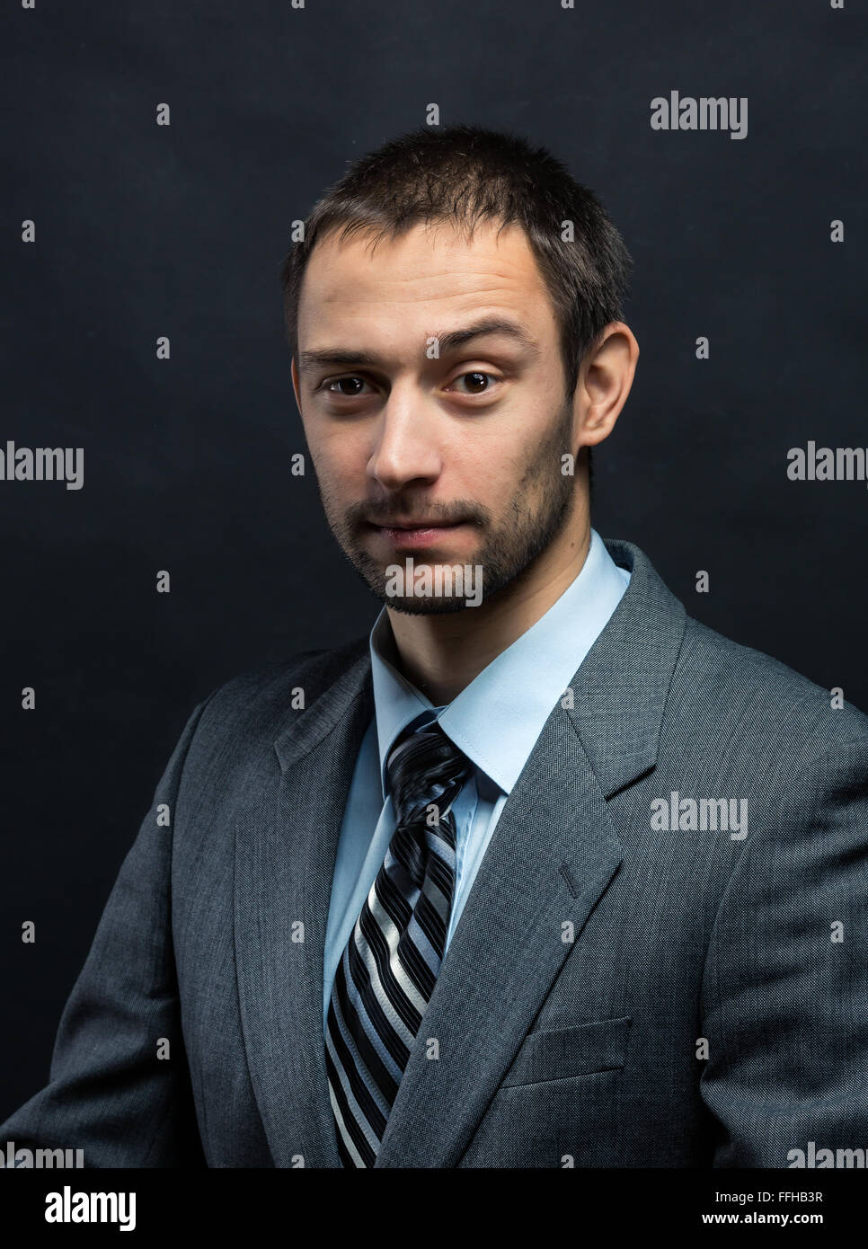 Shrewd business man hi-res stock photography and images - Alamy