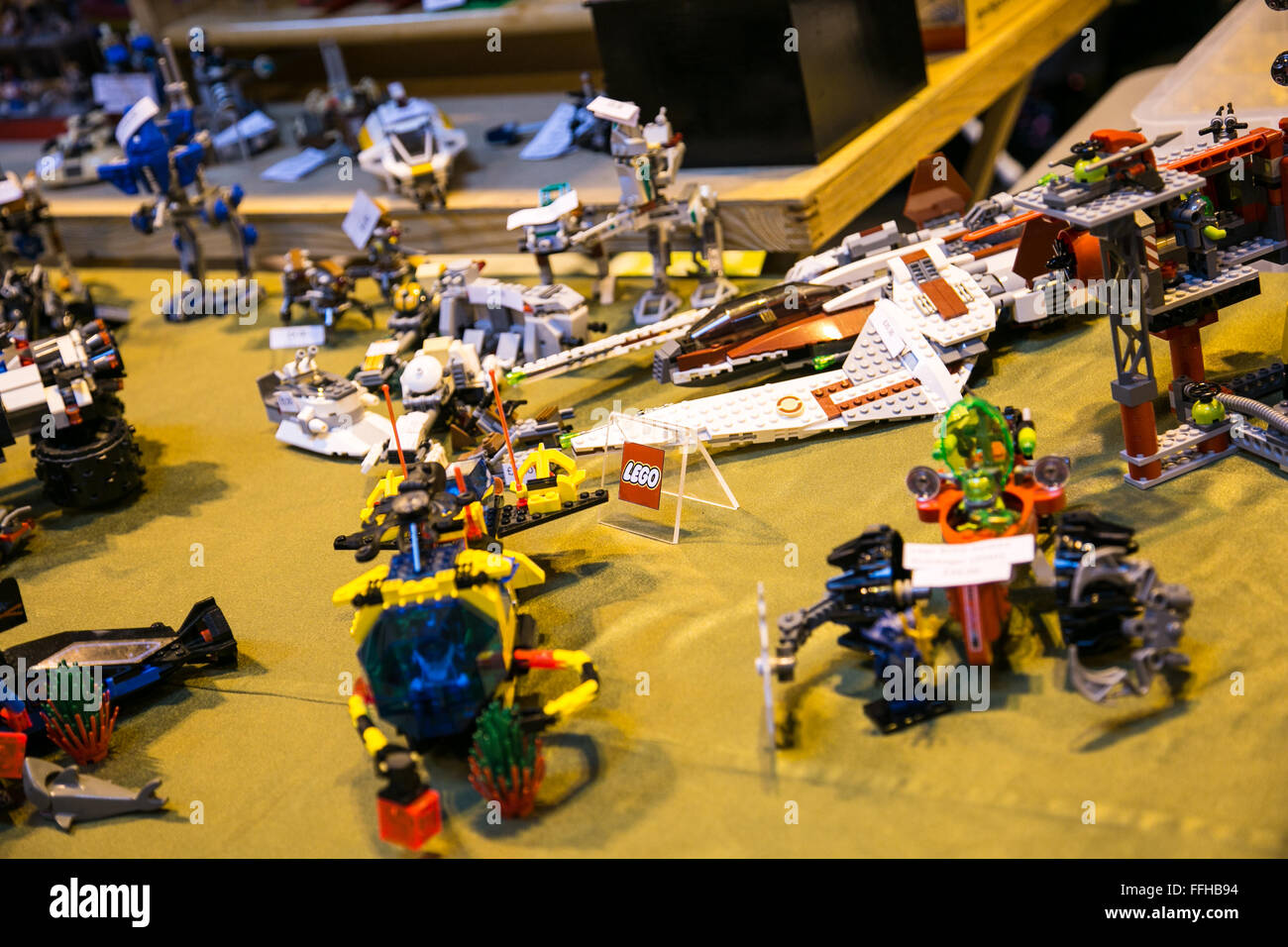 Birmingham, UK. 14th Feb, 2016. Toy Collectors Fair where people can ...